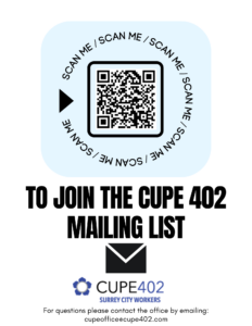 CUPE Local 402 | City of Surrey Workers Union